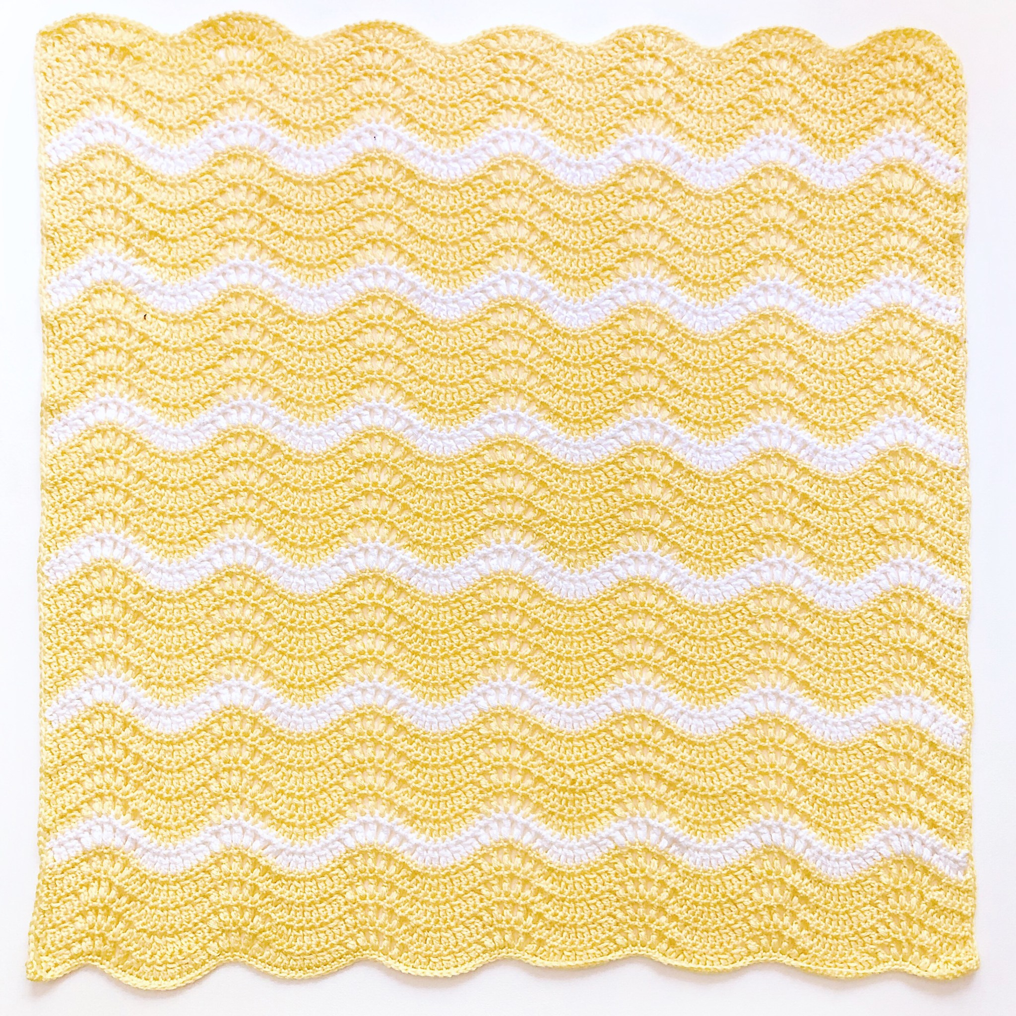 Lemondrop Chevron Afghan | Free Crochet Pattern – Rohn Strong